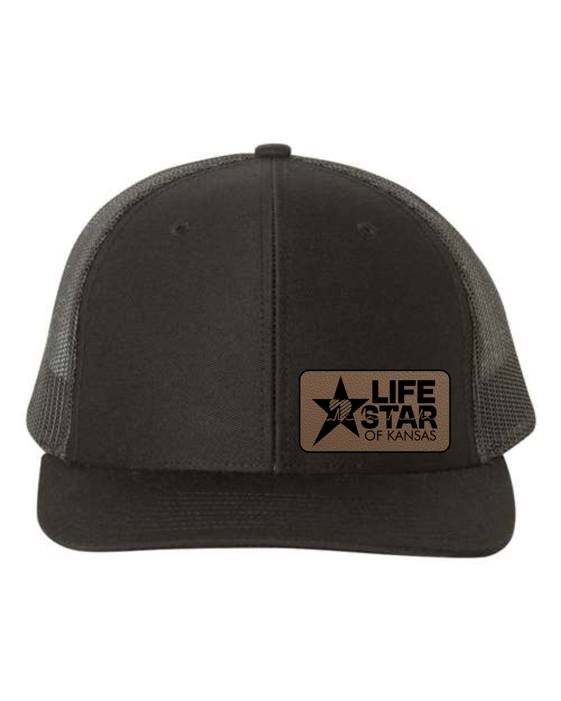 Life Star of Kansas Headwear With Leather Patch – Custom Life Co.