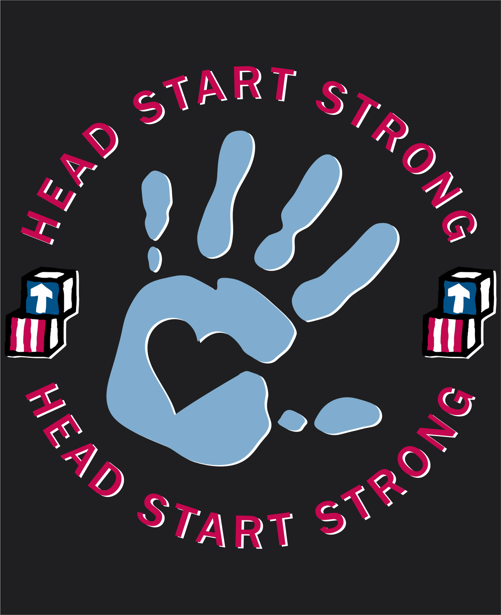 Head Start Strong with Sleeve Logo – Custom Life Co.